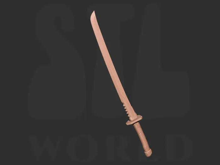 Cosplay STL Download - Fortnite Deathstroke sword for cosplay Prop 3D ...