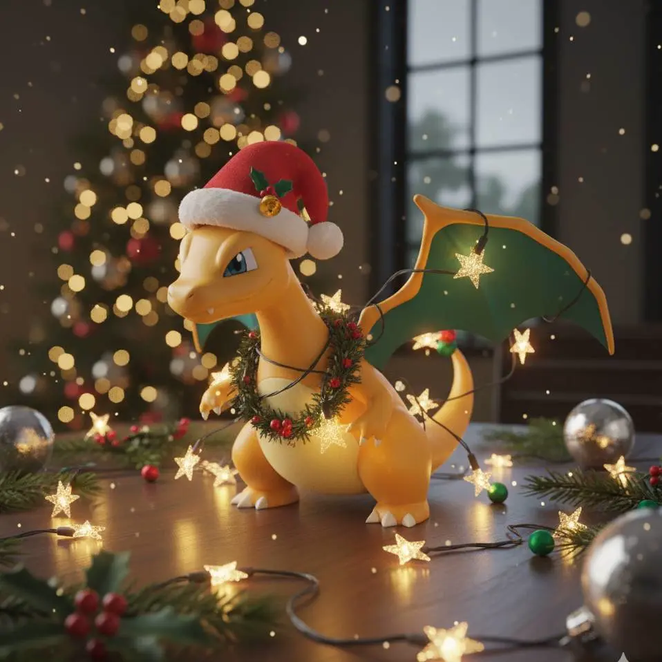 3D Printer Files | 3MF File | Pokemon, Charizard, merry Christmas ...