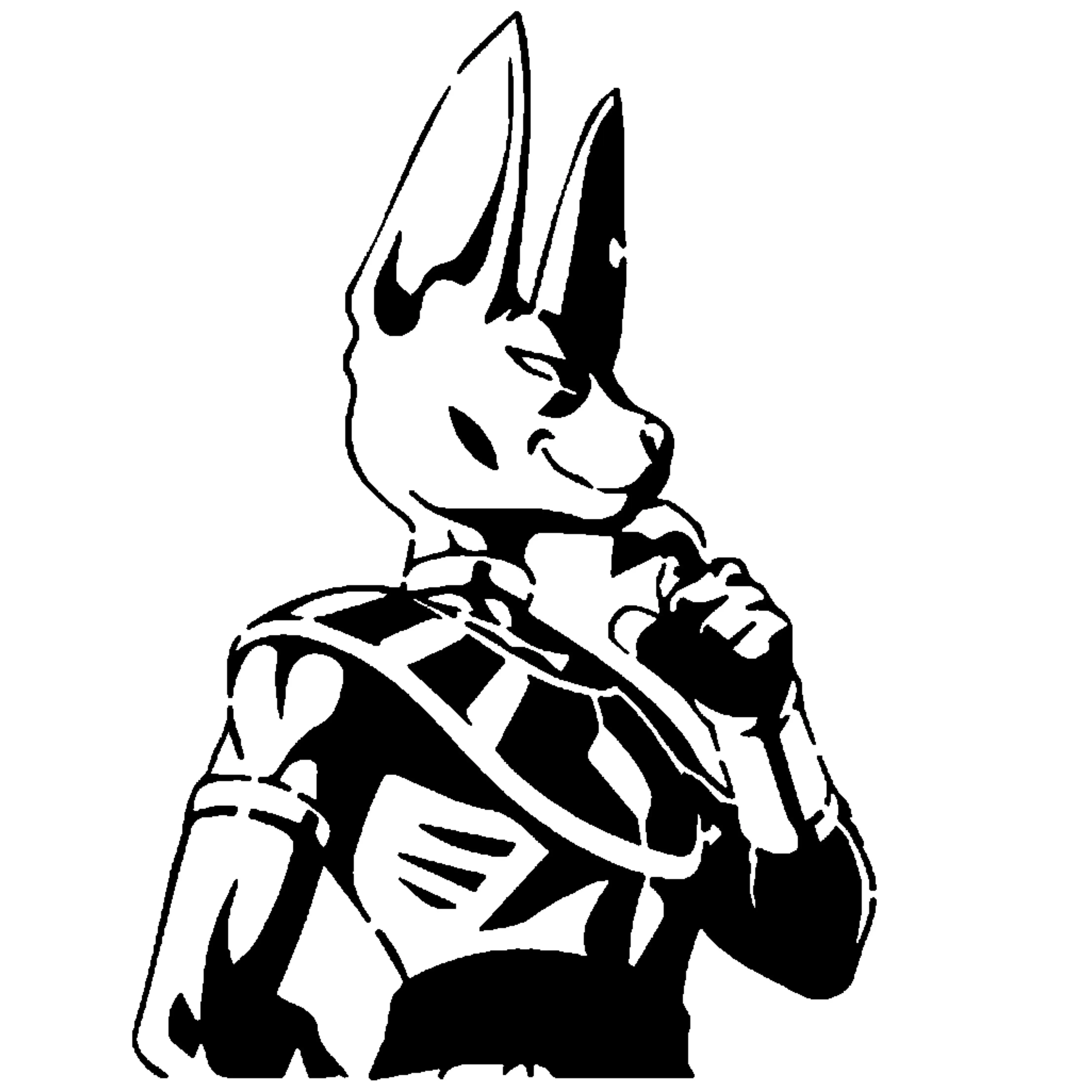 Free Digital Art STL Download - Lord Beerus stencilby SMT_M 🦊