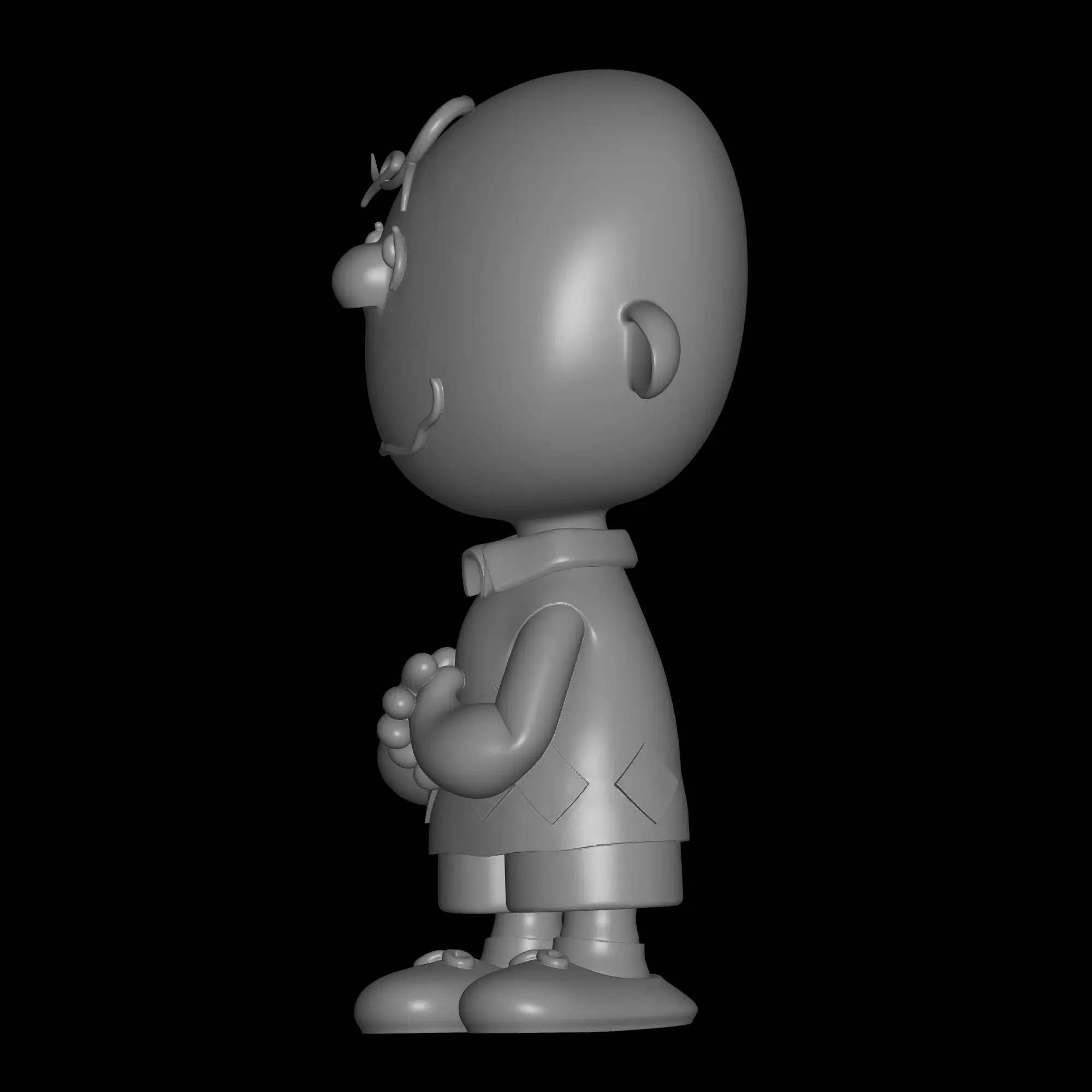 Characters & Creatures STL Download - Charlie Brown designby BiLeN MeSH ...