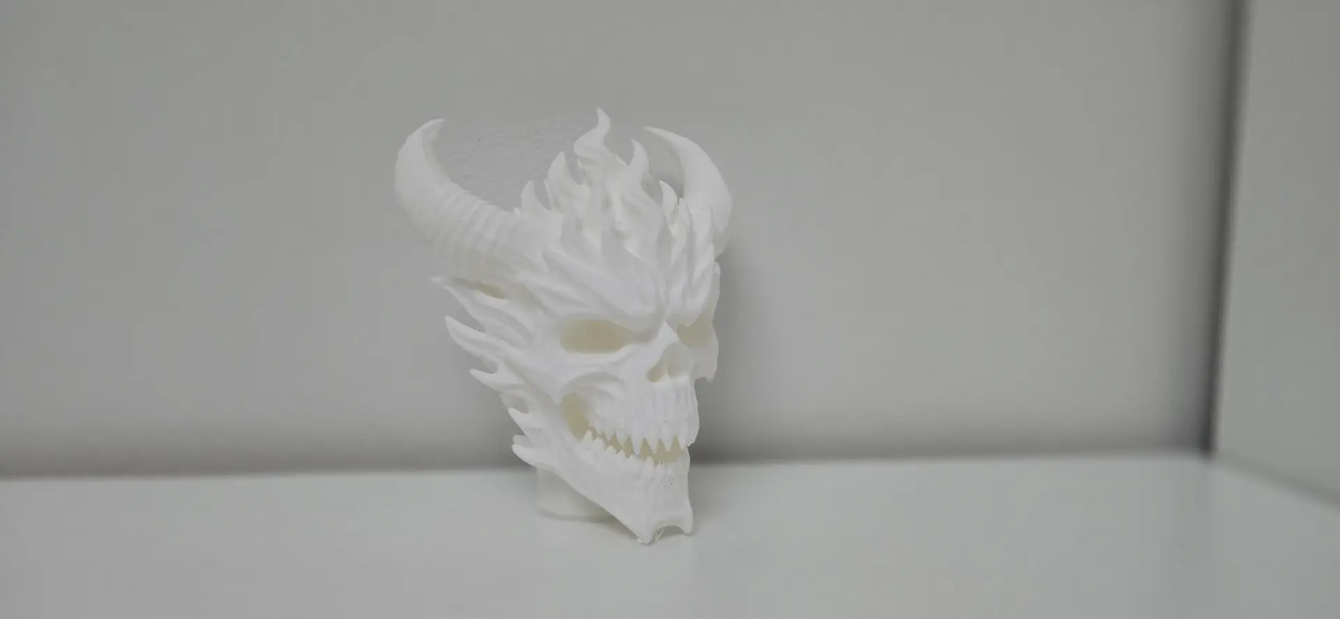 3D Printer Files | 3MF File | Flaming Demon Skull – Halloween Edition ...