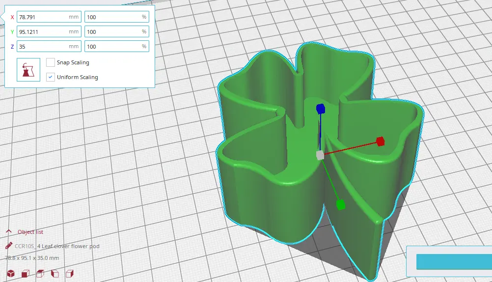 Free Digital Art STL Download - 4 Leaf clover flower podby Sirb Claudiu_92