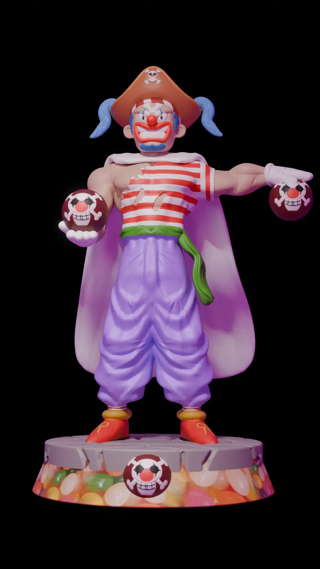 Other STL Download - 🃏 Buggy el Payaso – Figura Estilo Chibi para ...