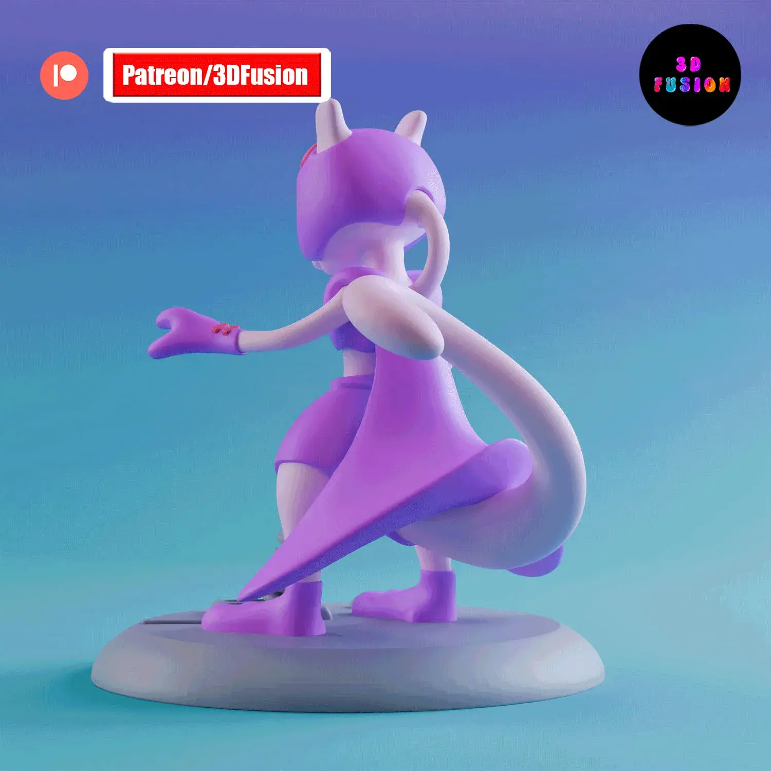 Other STL Download - MewTwo X Magneto | MultiColor Pokemon Mini Decorby ...