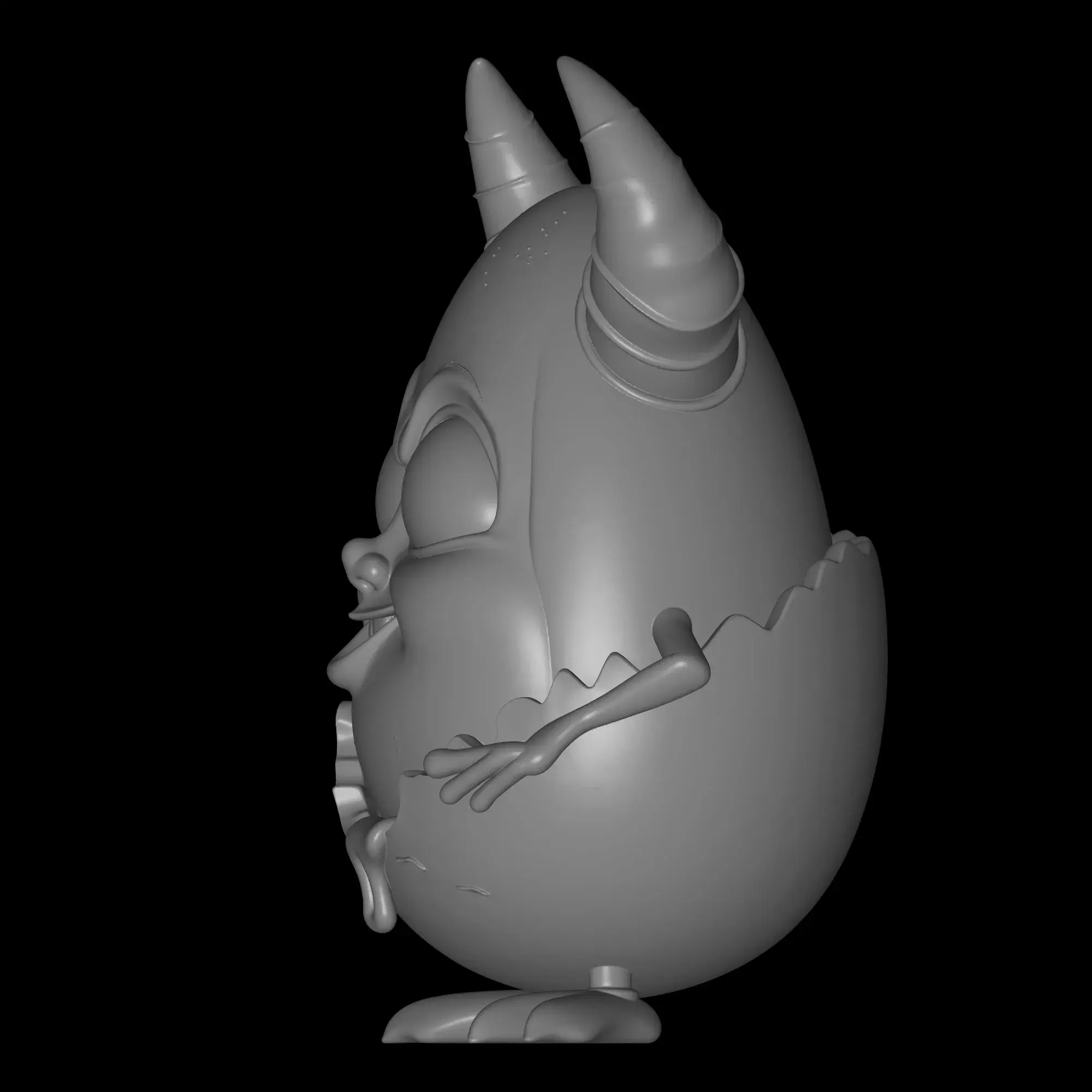 Sculptures & Artworks STL Download - devil egg designby BiLeN MeSH SToRe