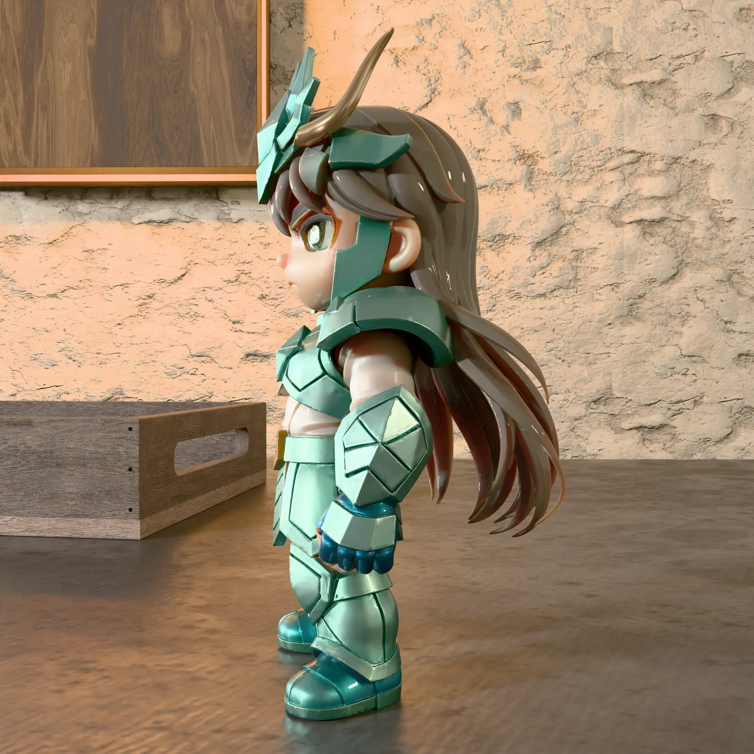 3D Printer Files | 3MF File | Shinryu Fan Art Saint Seya | Creality Cloud