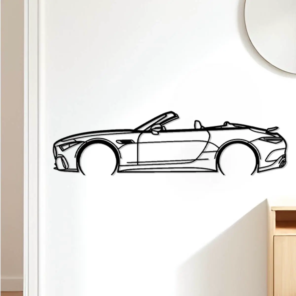 Home Decorations & Ornaments STL Download - SL 63 AMG Wall Art, Wall ...