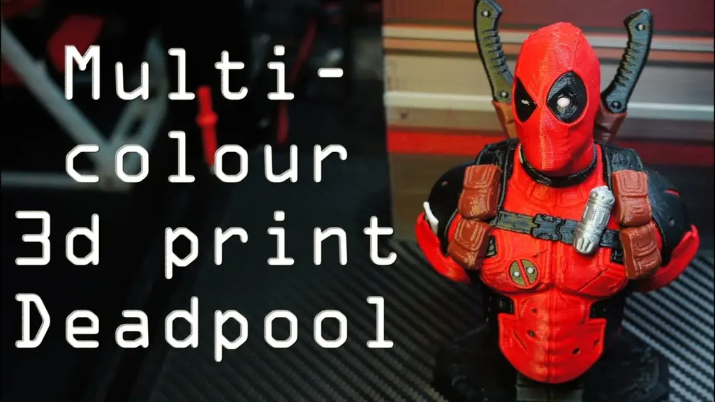 Free Characters & Creatures STL Download - Deadpool Multicolour Remix ...
