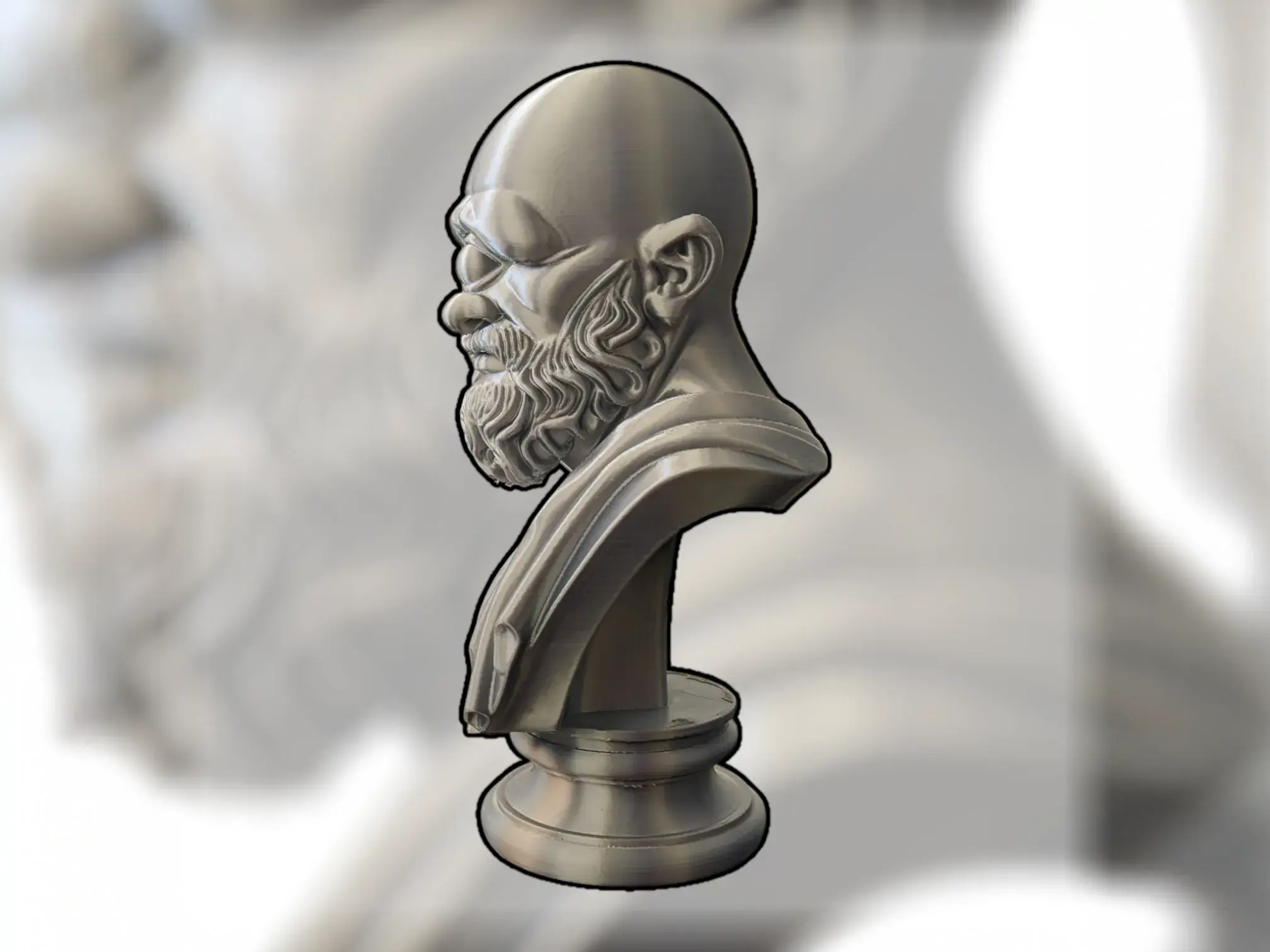 3D Printer Files | 3MF File | Polyphemus Cyclops Bust | Creality Cloud