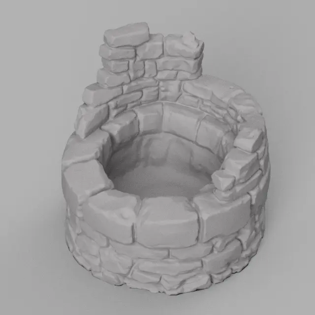 Props & Terrain STL Download - Stone Wellby Motek3D