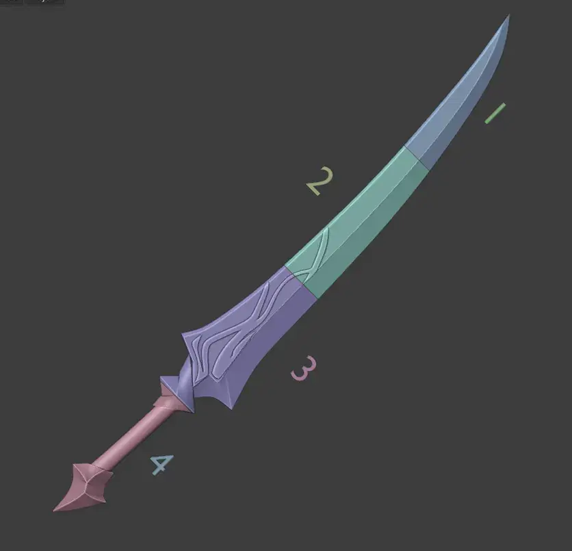 Cosplay STL Download - Irelia Spirit Blossom Swordby Kuroneko Tami