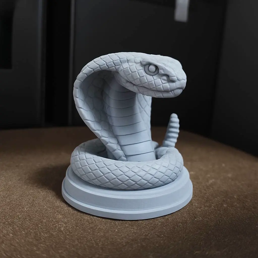 3D Printer Files | 3MF File | Snake Statue | Creality Cloud