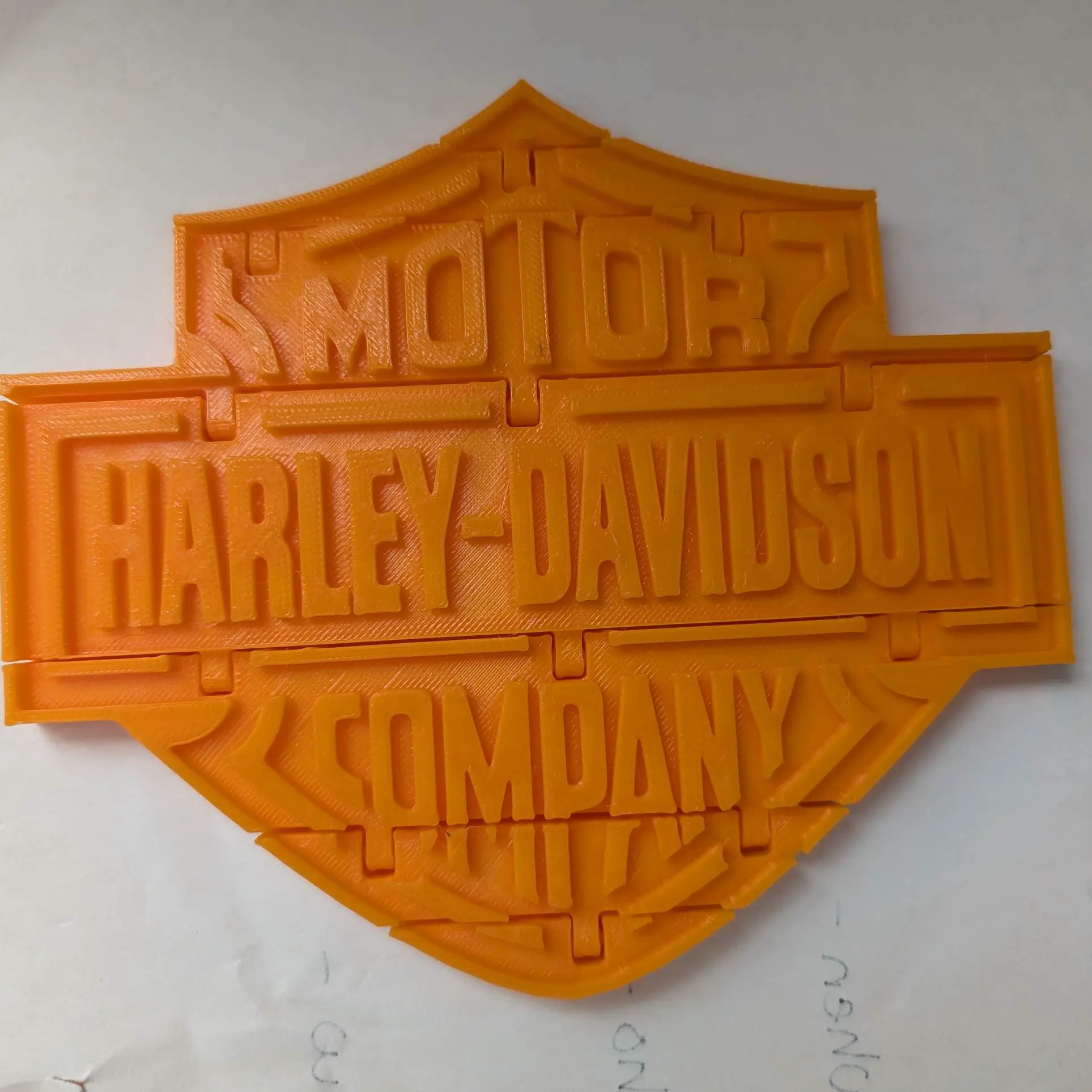Badges & Coins STL Download - Flexible Harley Davidson signby Danielle6