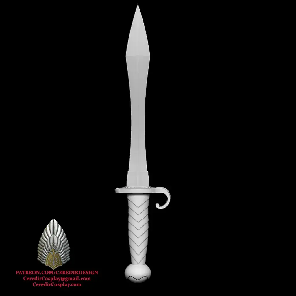 Cosplay STL Download - Animated Sting Sword lord of the rings 3D ...