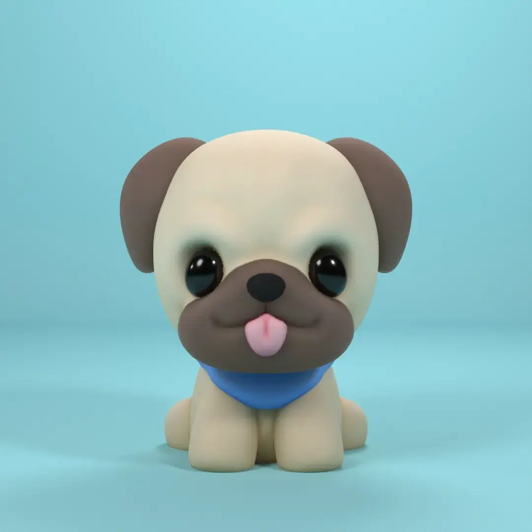 3D Printer Files | 3MF File | Chibi dogs | Creality Cloud