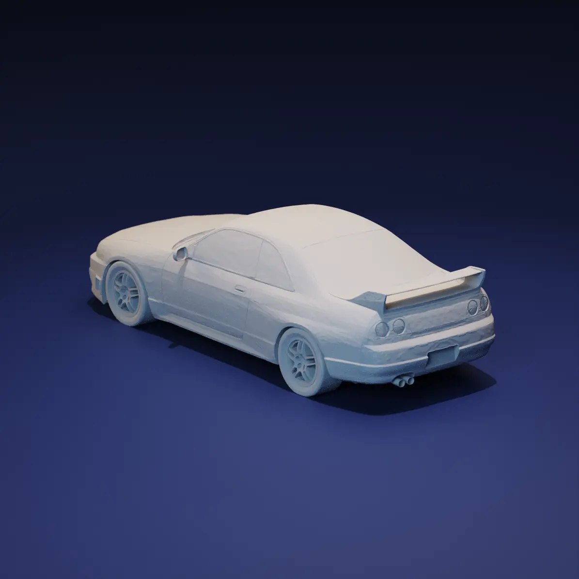 Vehicles & Machinery STL Download - NISSAN SKYLINE GTR R33 - 3D MODELby ...