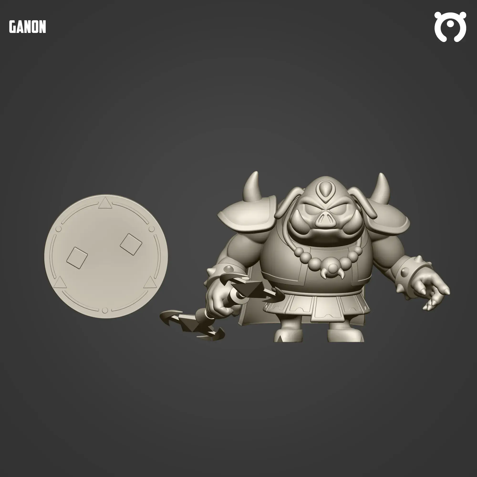Characters & Creatures STL Download - Ganon - The Legend of Zelda ...