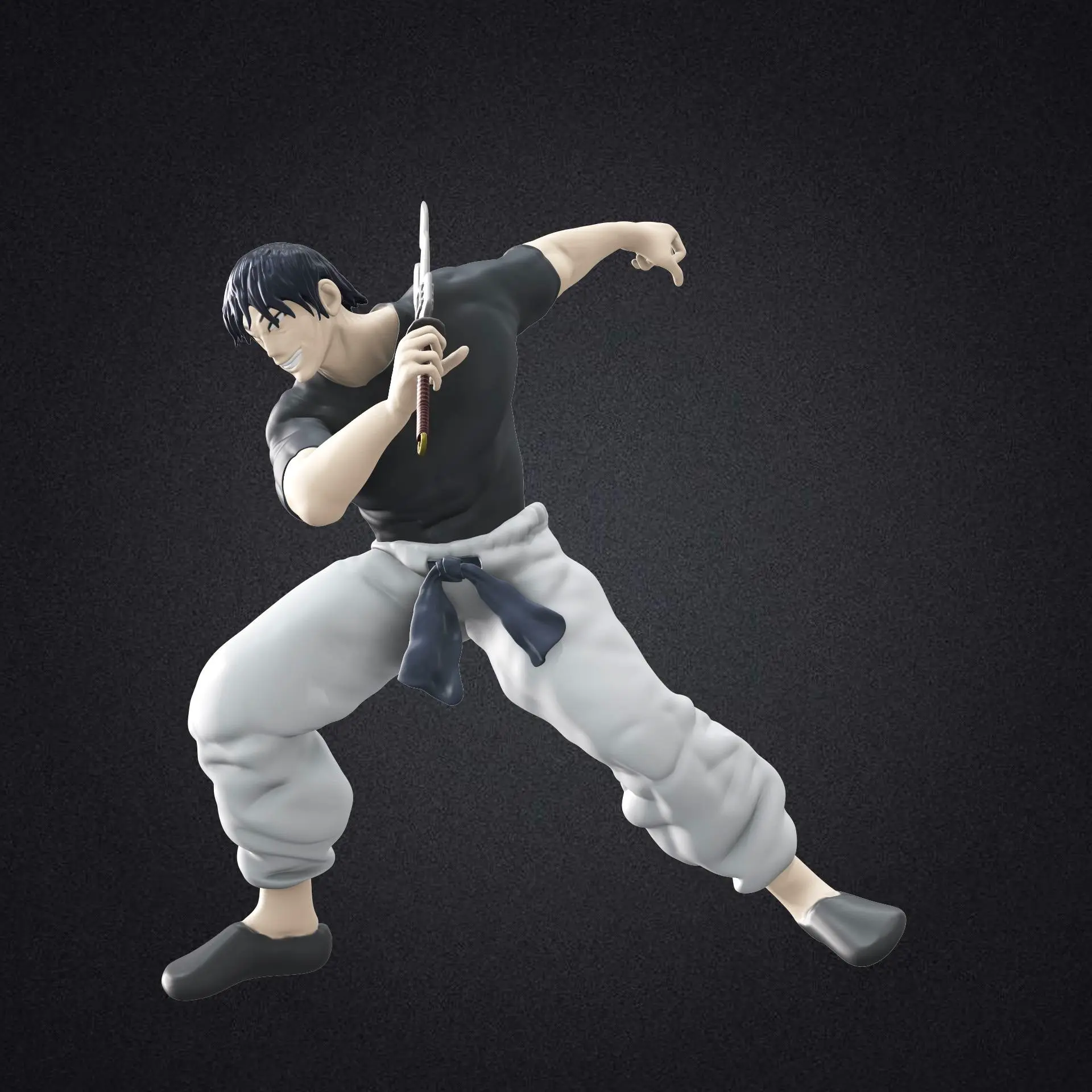 3D Printer Files | 3MF File | Toji Fushiguro Attack Pose | Creality Cloud