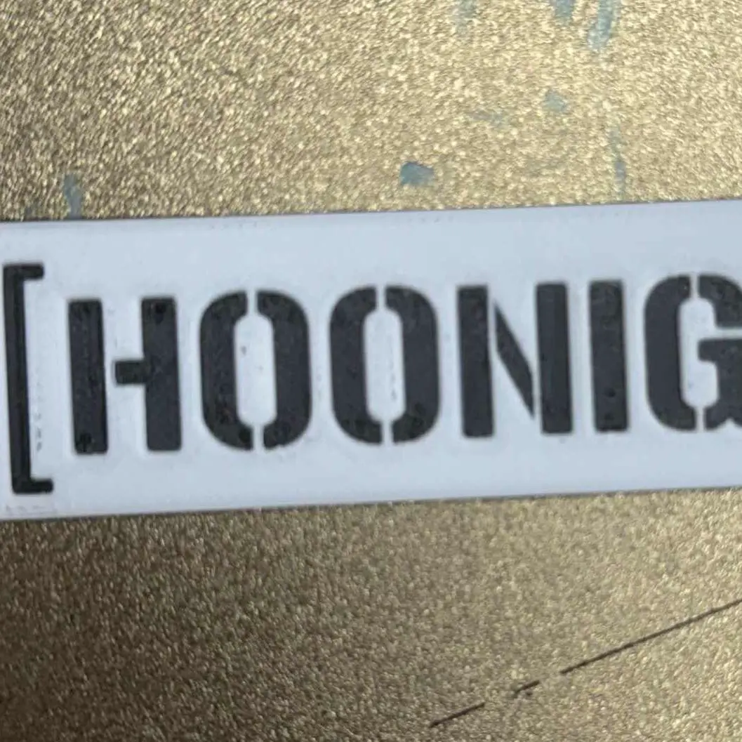 3D Printer Files | 3MF File | Hoonigan Sign V1 | Creality Cloud