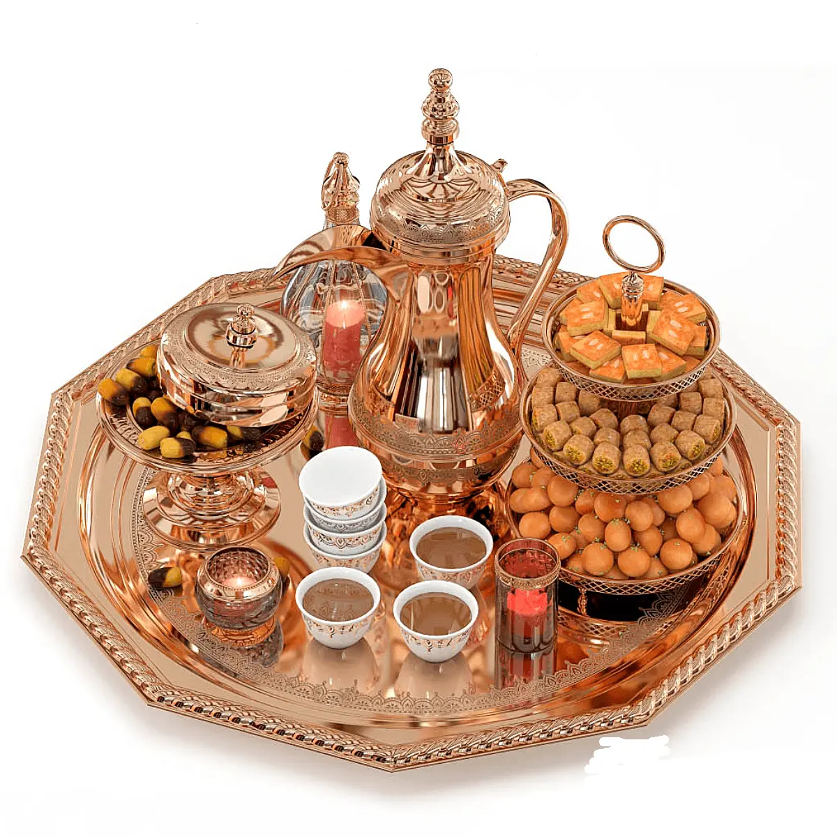 Home Decorations & Ornaments STL Download - Arabic dining setby Davron