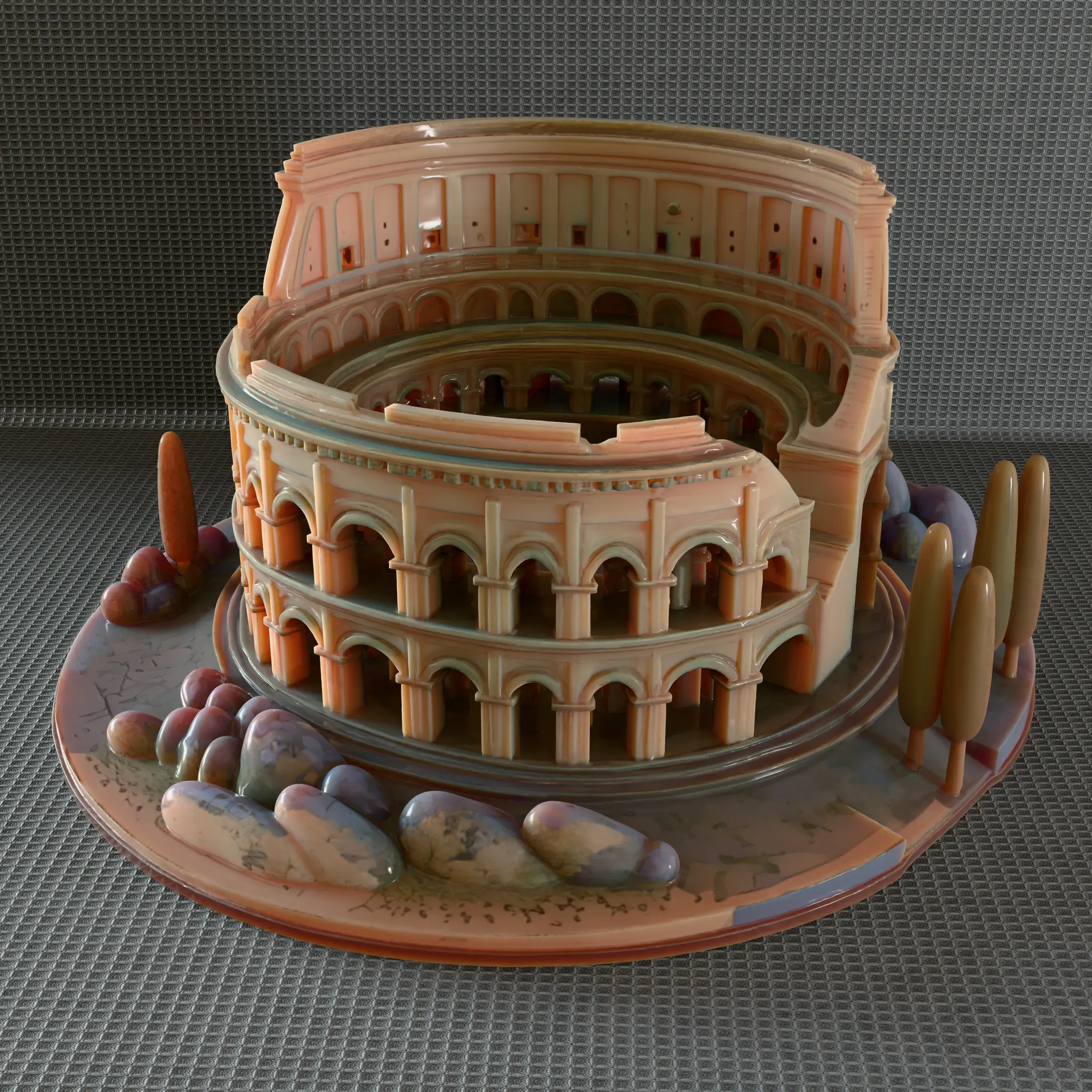 3D Printer Files | 3MF File | Coliseo Romano | Creality Cloud
