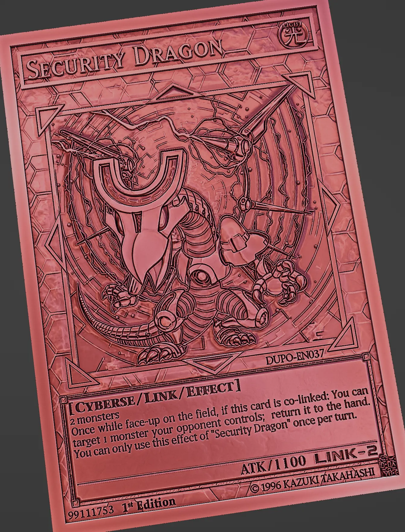 Other STL Download - SECURITY DRAGON - YU-GI-OH!by Wsonuchiha3D