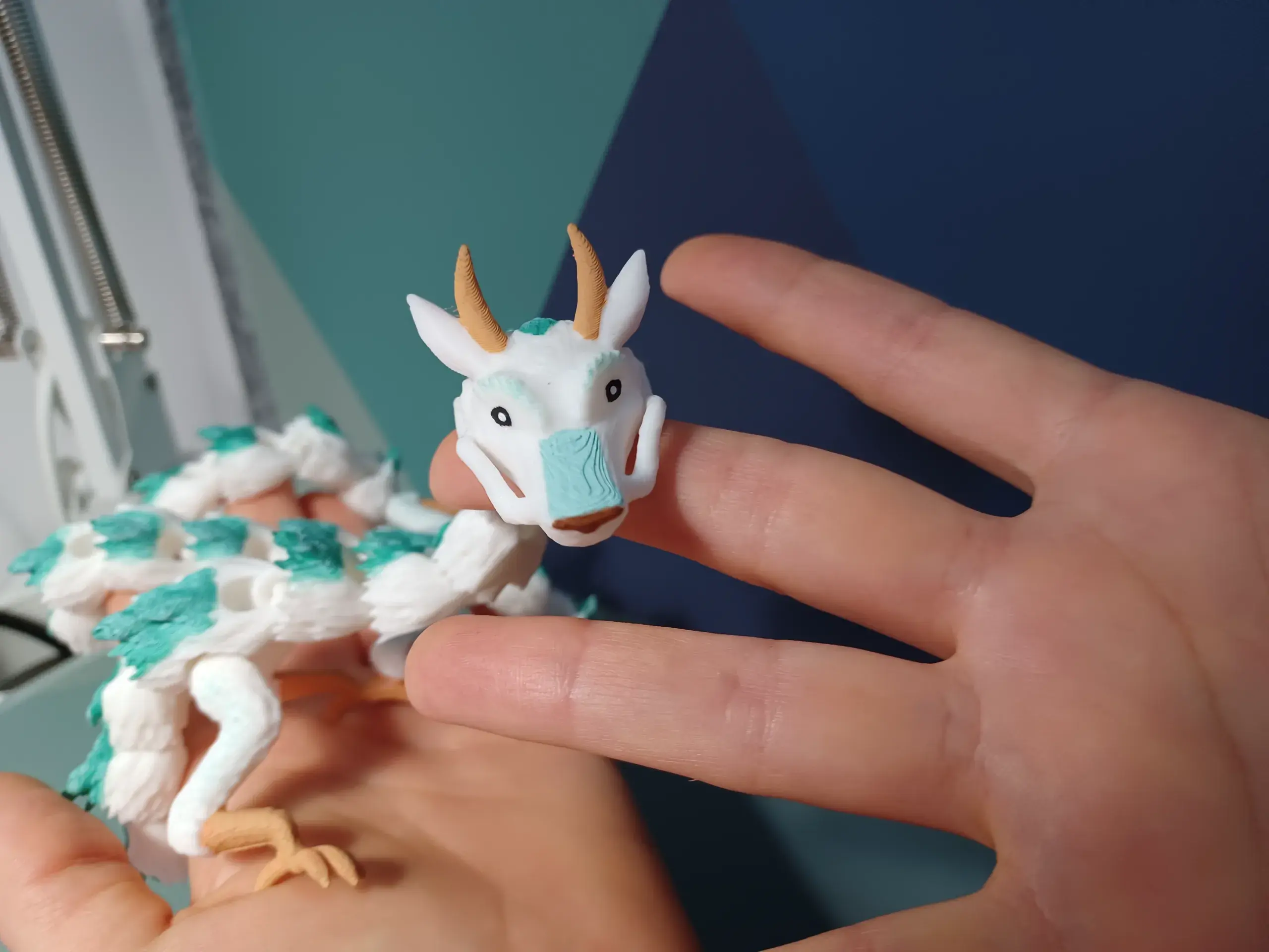 3D Printer Files | 3MF File | Dragon Haku 65cm long, 25.6 inches, Flexi Design Articulate ...