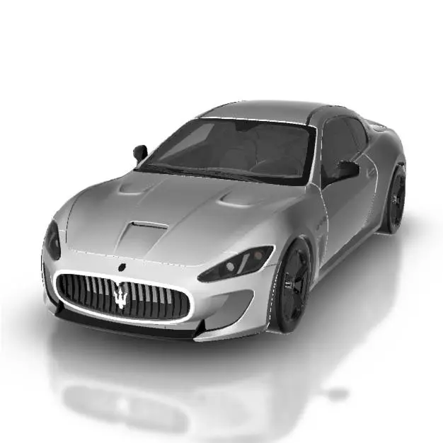 Vehicles & Machinery STL Descarga - Maserati Granturismo 2014 - 3DCARSALON
