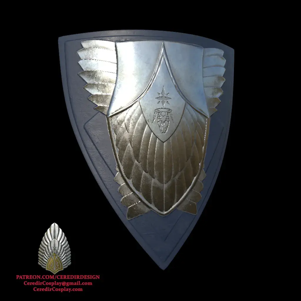 Cosplay STL Download - King Elessar Aragorn Pauldron lord of the rings ...