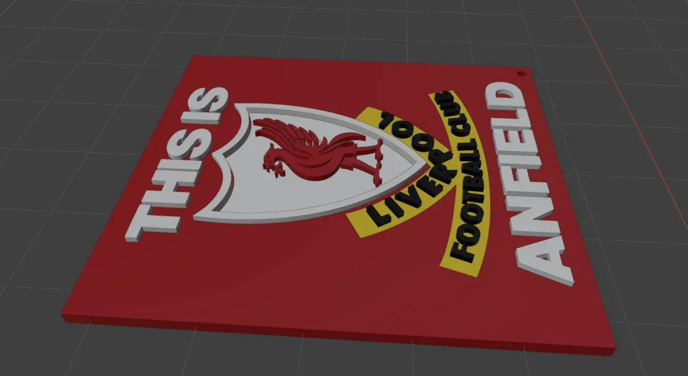 3D Printer Files | 3MF File | LIVERPOOL FOOTBALL CLUB KEYCHAIN ...