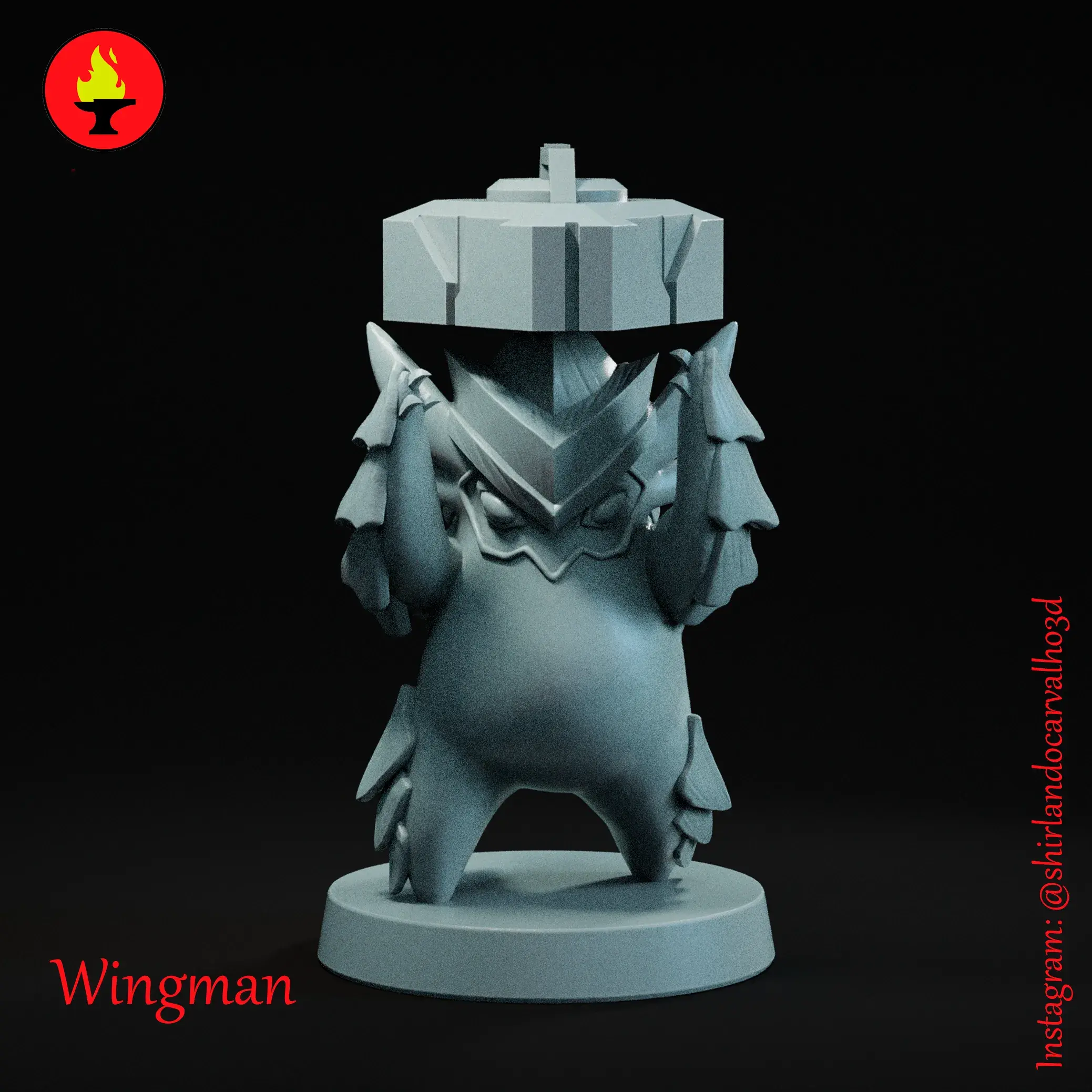 Characters & Creatures STL Download - Wingman Valorantby Evil Forge Figures