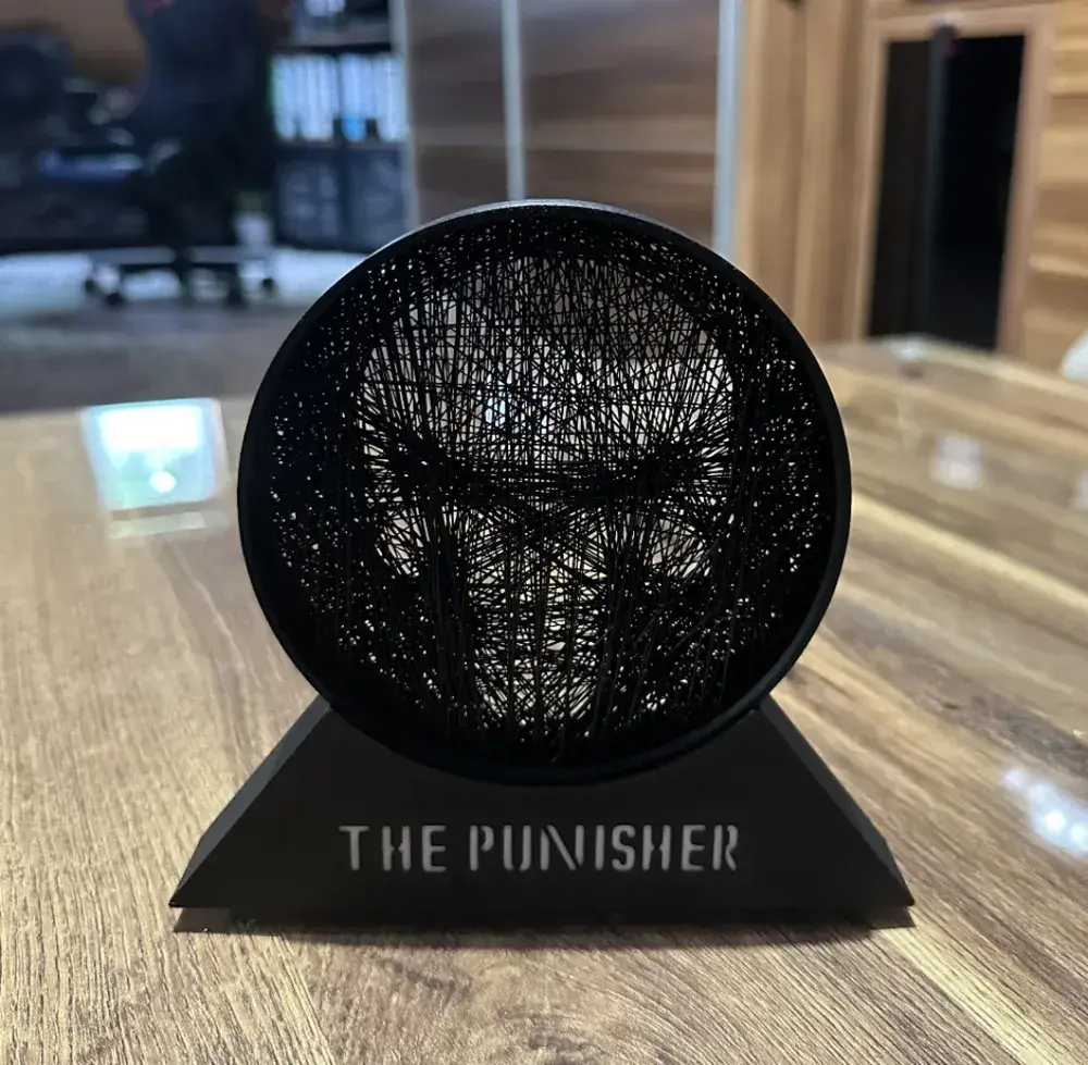3D Printer Files | 3MF File | THE PUNISHER STRING-ART / MARVEL ...