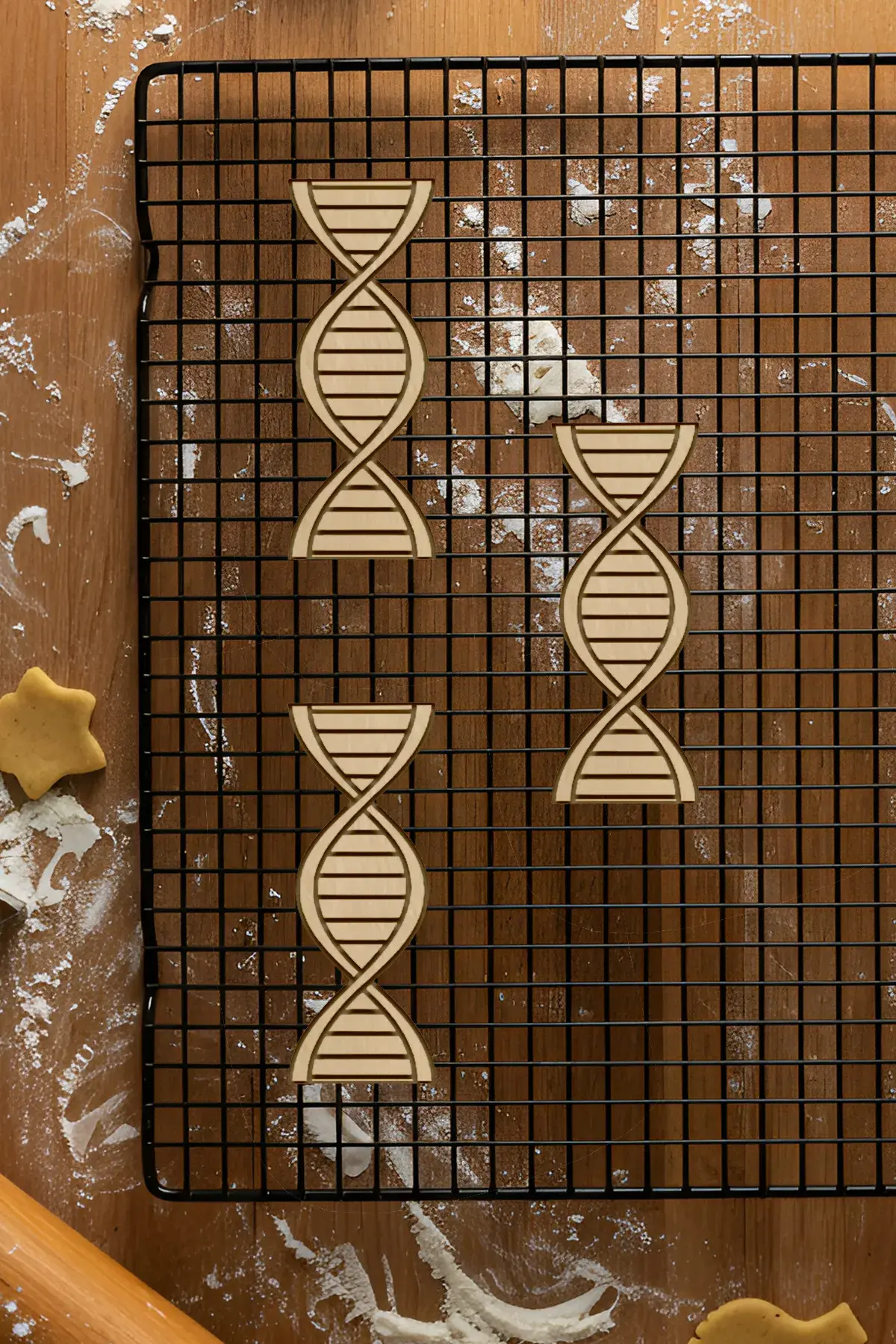 gratuita Home Decorations & Ornaments STL Descarga - DNA Cookie Cutter ...