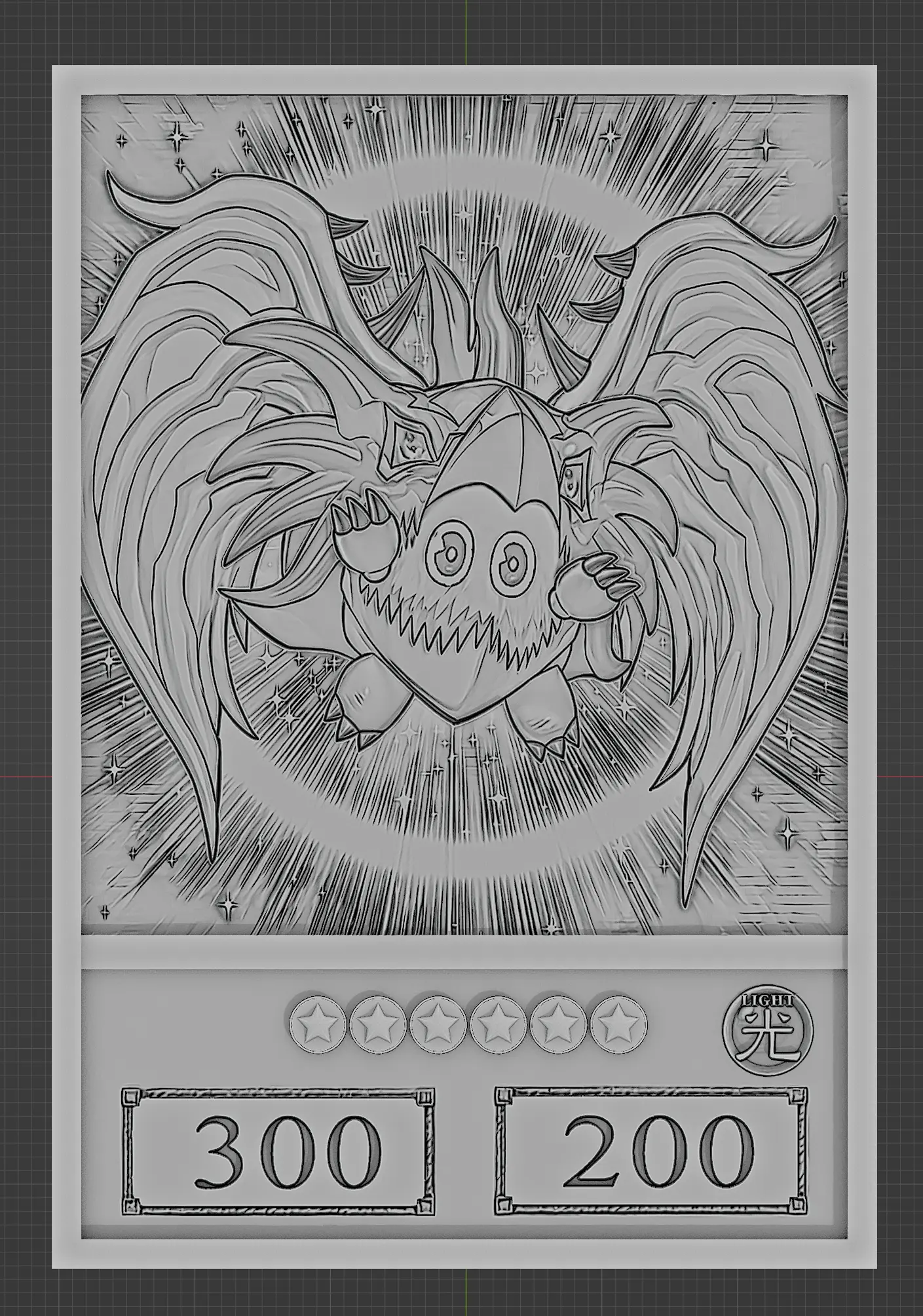 Other STL Download - winged kuriboh LV6 - yugiohby Wsonuchiha3D