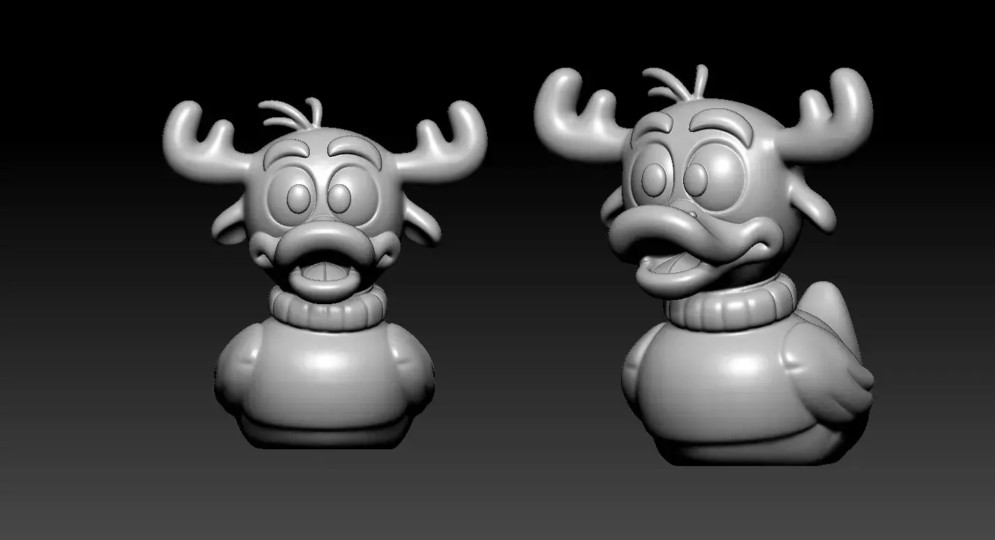 Other STL Download - Rubber Duck - Bullwinkle deer model - 3d printby ...