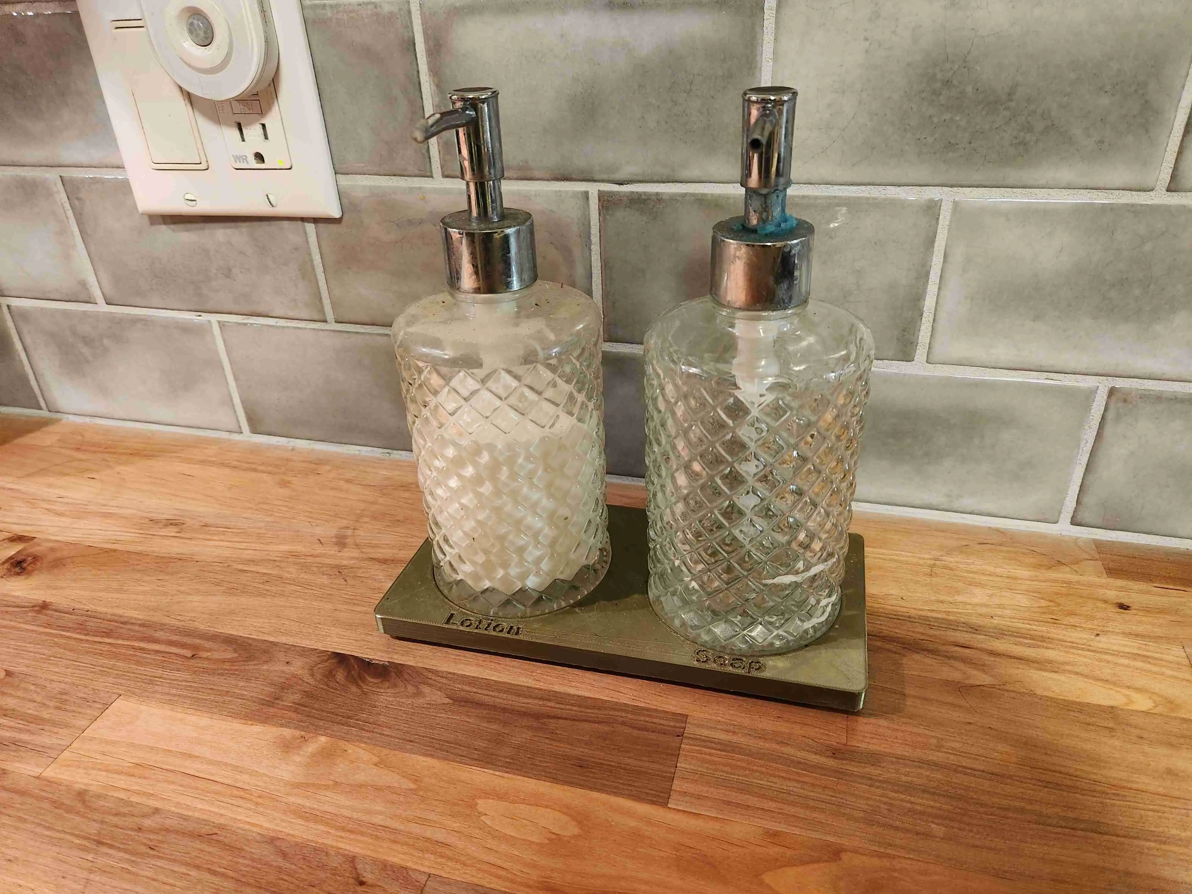 Free Home Decorations & Ornaments STL Download - Soap and lotion bottle ...