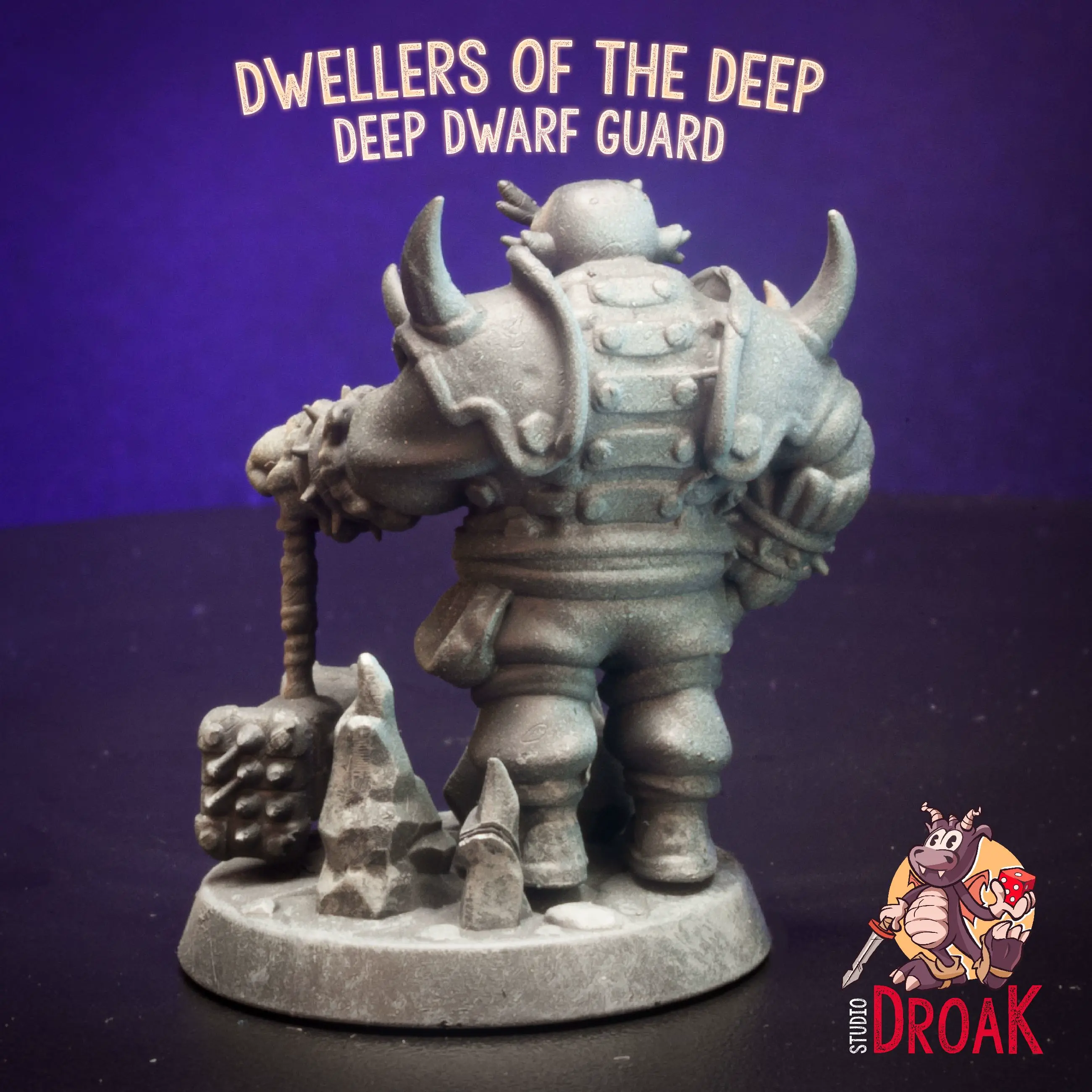 Other STL Download - Deep Dwarf Guard - Dwellers of the Deepby Studio Droak