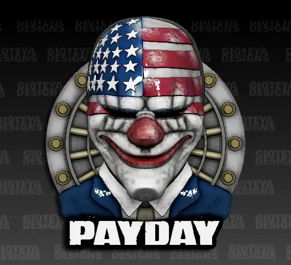 Characters & Creatures STL Download - Payday Dallasby Gioteya Designs