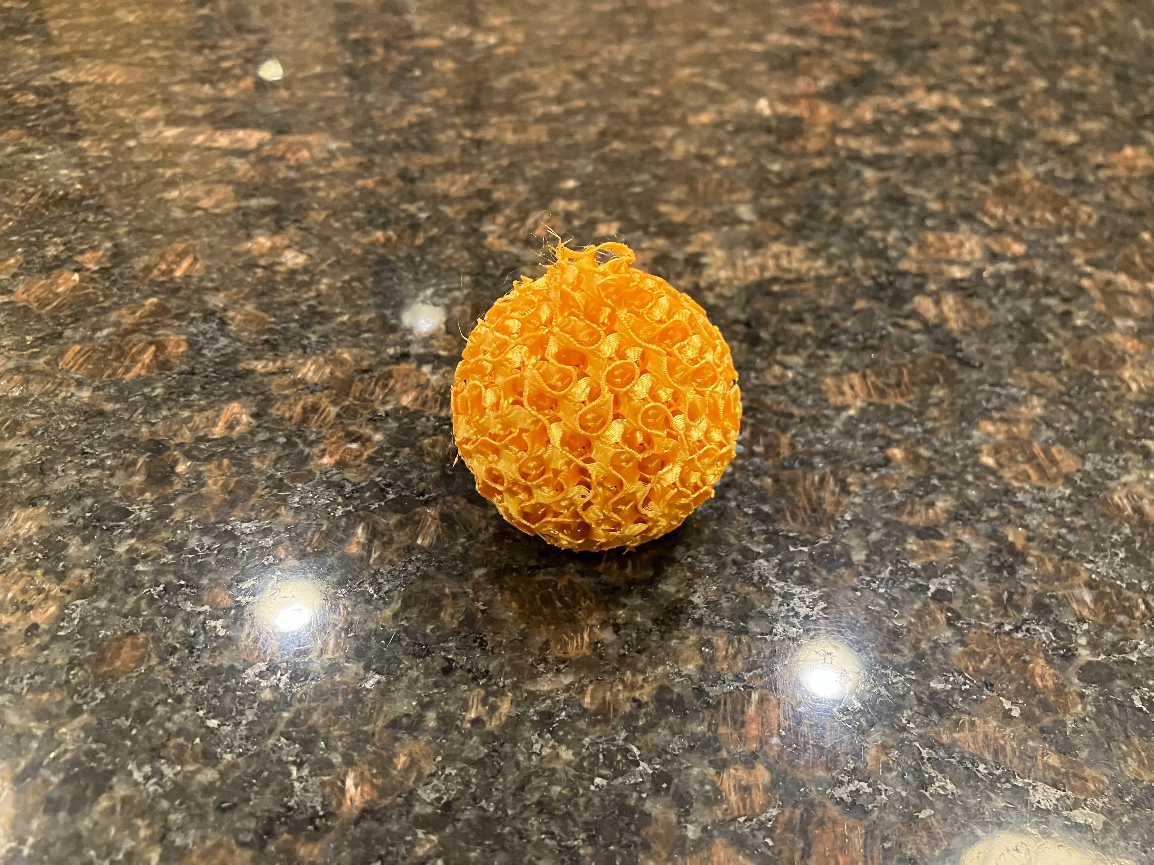 sphere Christmas tree ordainment with exposed infill | 3D models ...