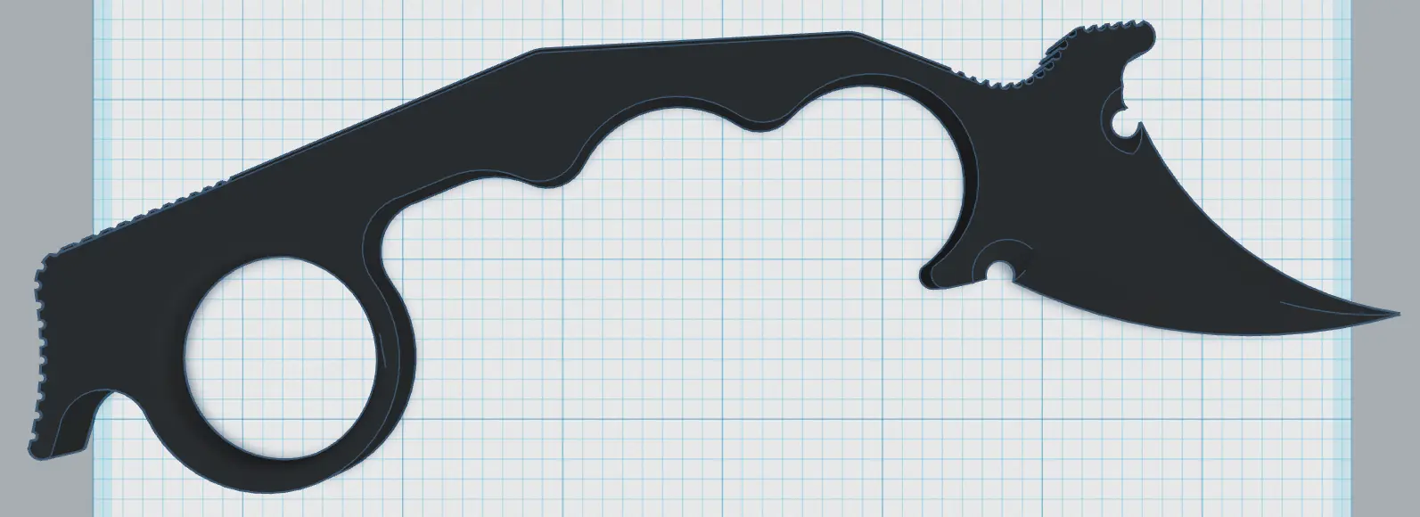 Free Tools & Spare Parts STL Download - Karambit #24by Cyberbeast