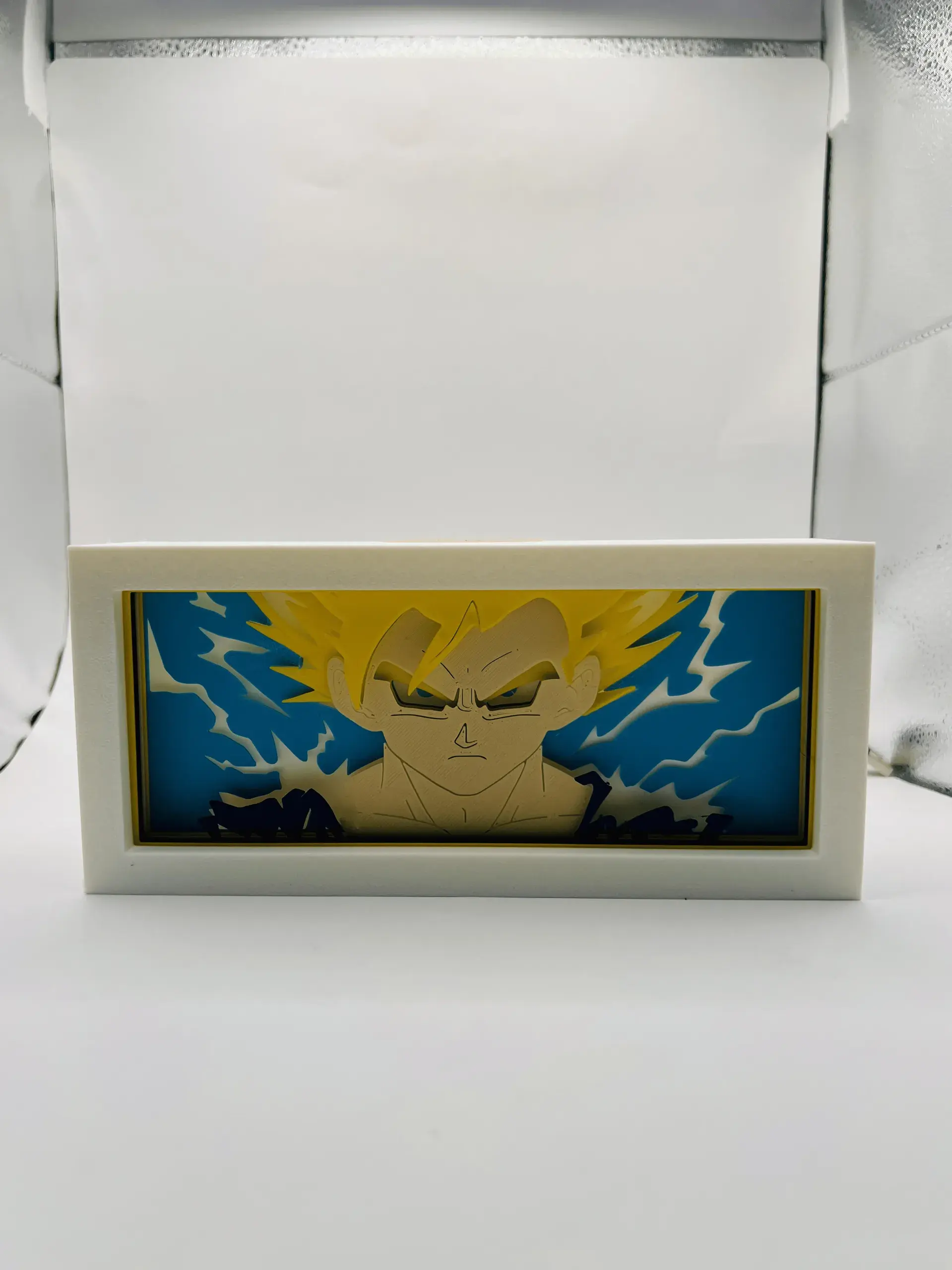 Lighting & Lamps STL Download - Gohan SSJ2 LED Lightbox - Printing ...