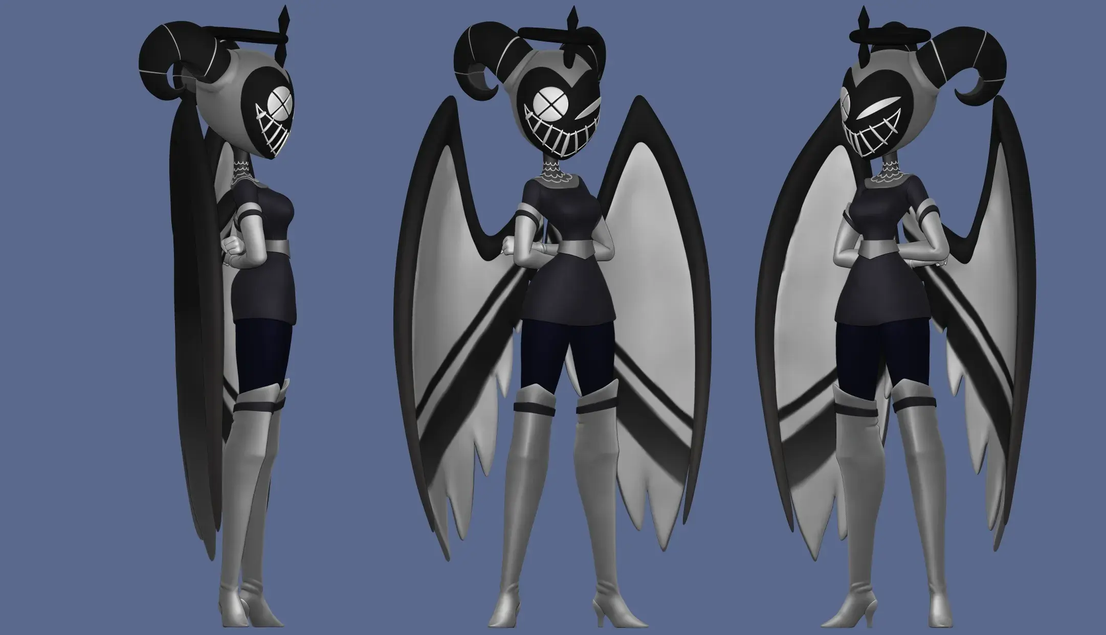 Characters & Creatures STL Download - Lute Hazbin Hotelby Ayame Amino