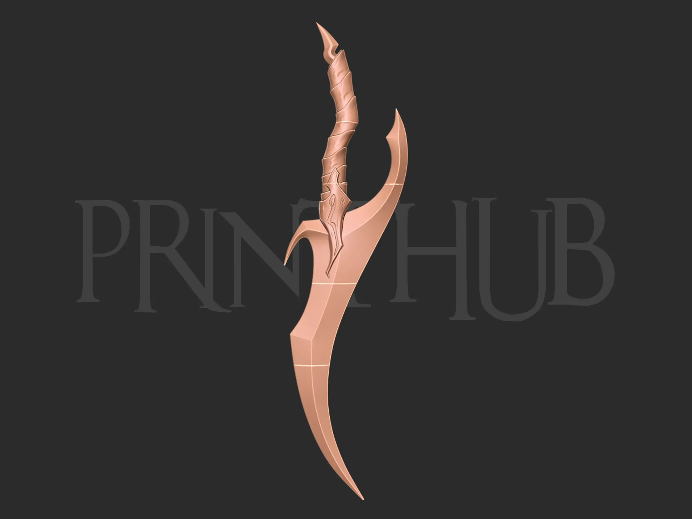 Cosplay STL Download - Solo Leveling - Baruka's Dagger Weapon Cosplayby ...