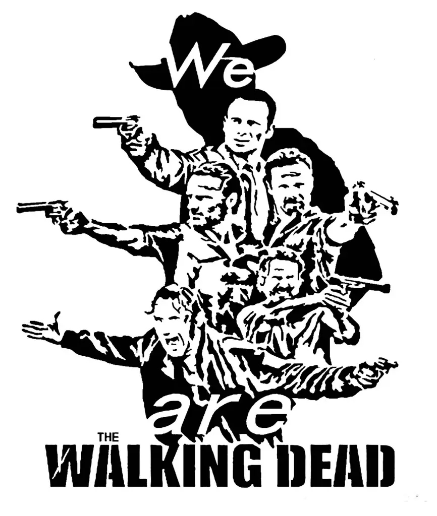 Free Toys & Games STL Download - Walking Dead stencilby SMT_M 🦊