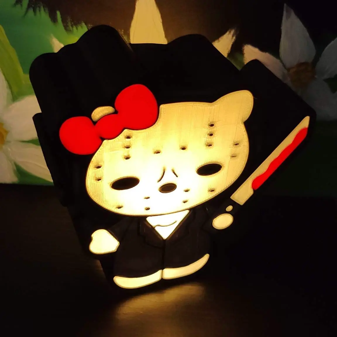 3D Printer Files | 3MF File | Hello Kitty - JASON Halloween LED ...