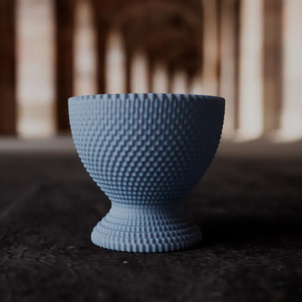 3D Printer Files | 3MF File | Pixel Vase V10 | Goblet Shape | Plant Pot ...