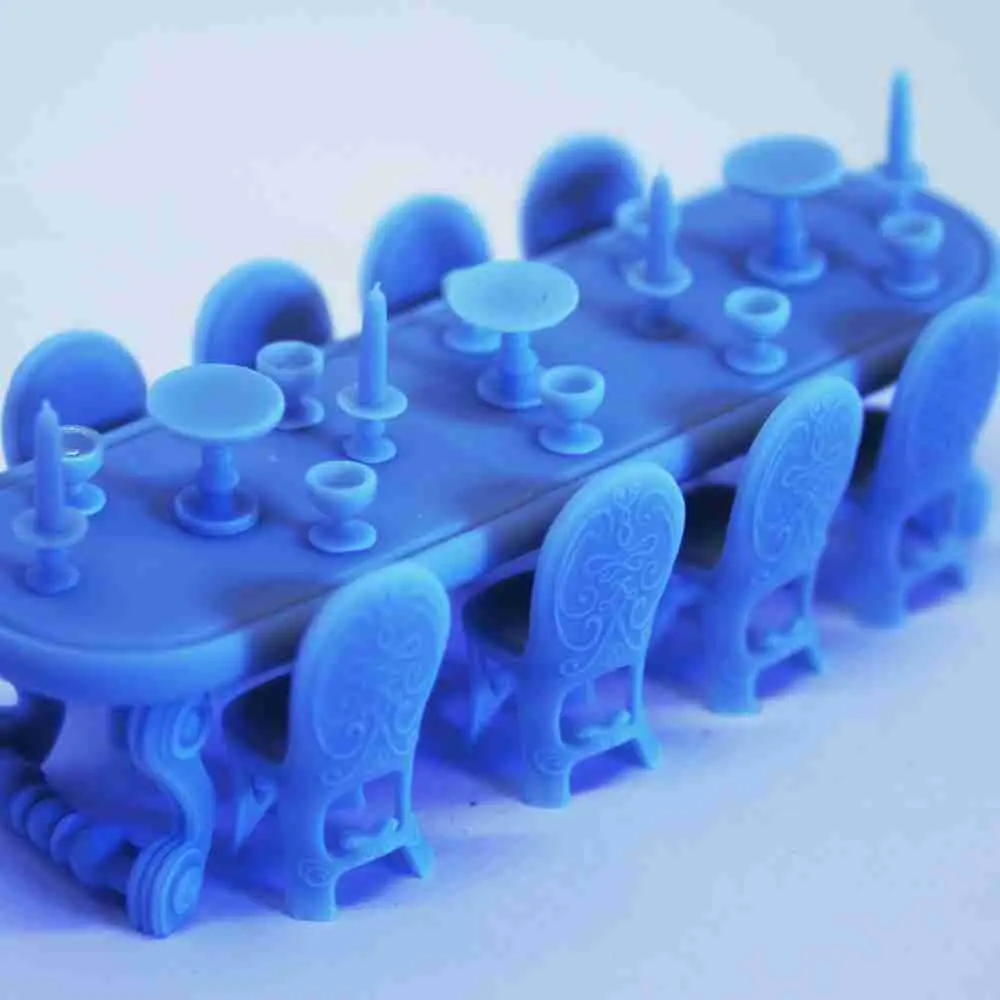 Other STL Download - Noble table set with place settings and ...