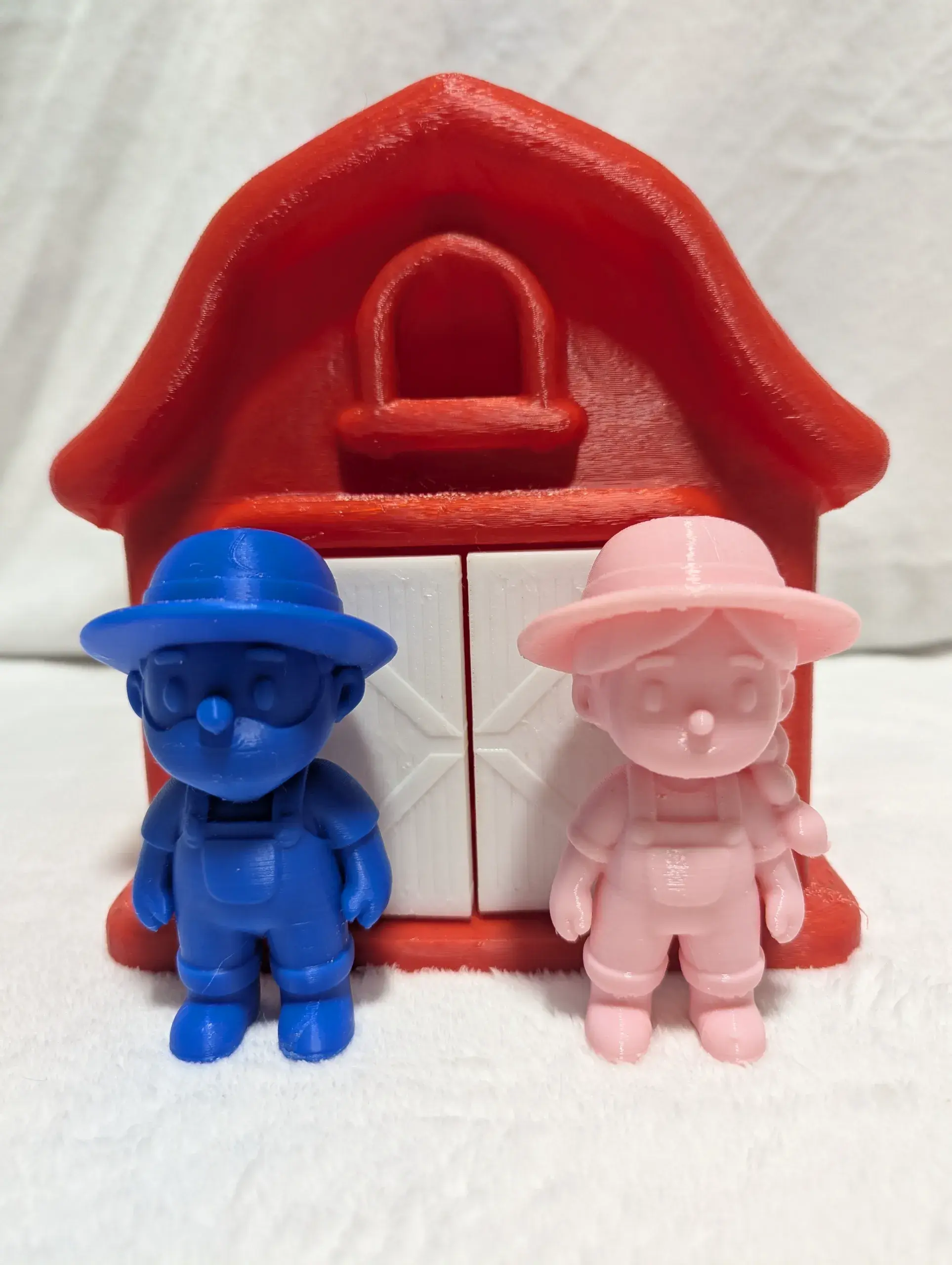 3D Printer Files | 3MF File | Farmers and Animals Farm Set | Creality Cloud
