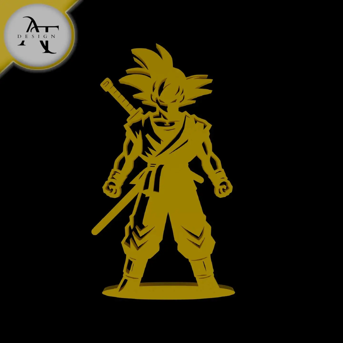 Home Decorations & Ornaments STL Download - Goku - Dragon Ball ...