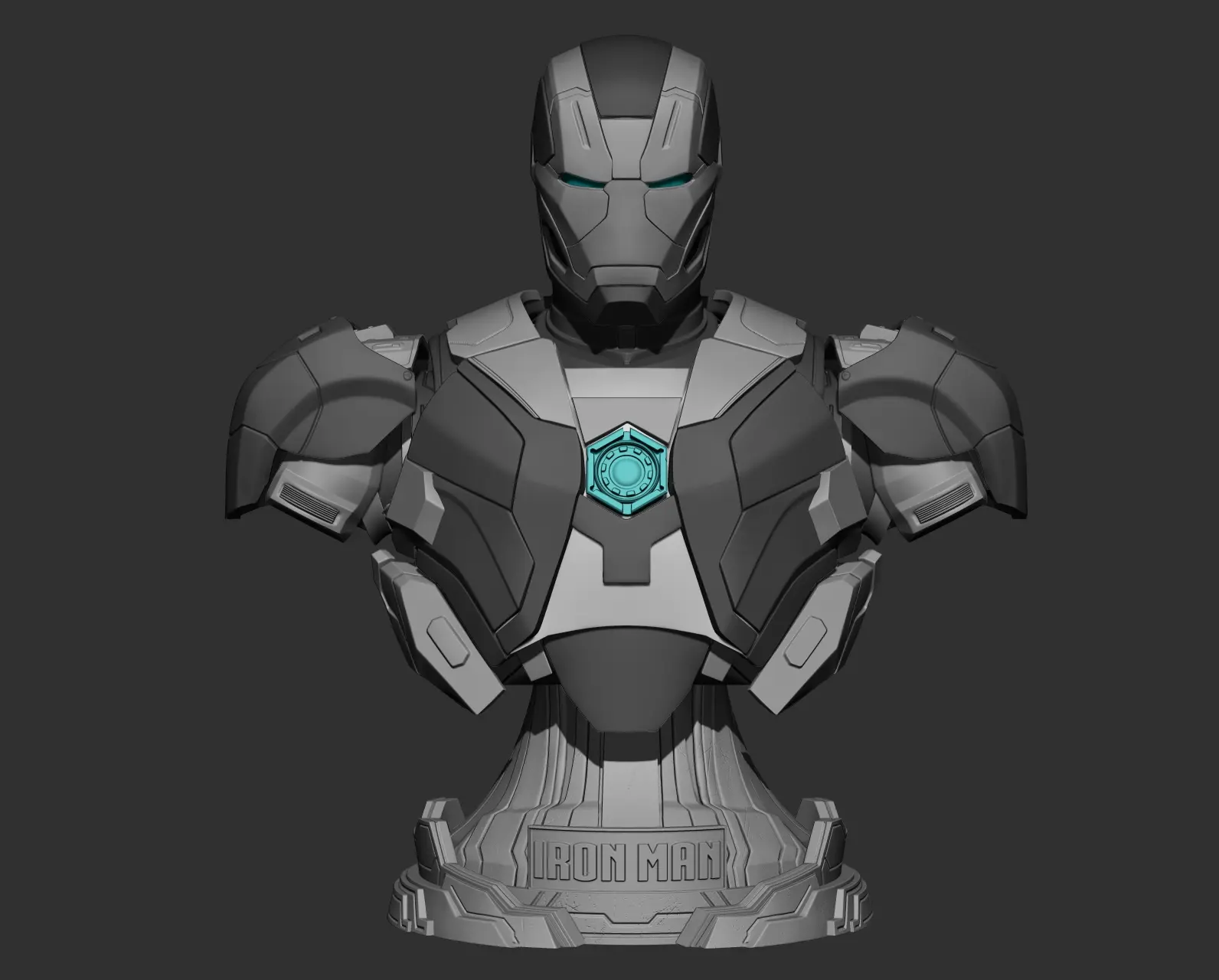 Characters & Creatures STL Download - Iron man bustby 3Daniartist